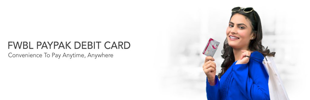 FWBL Paypak Debit Card - First Women Bank Ltd.